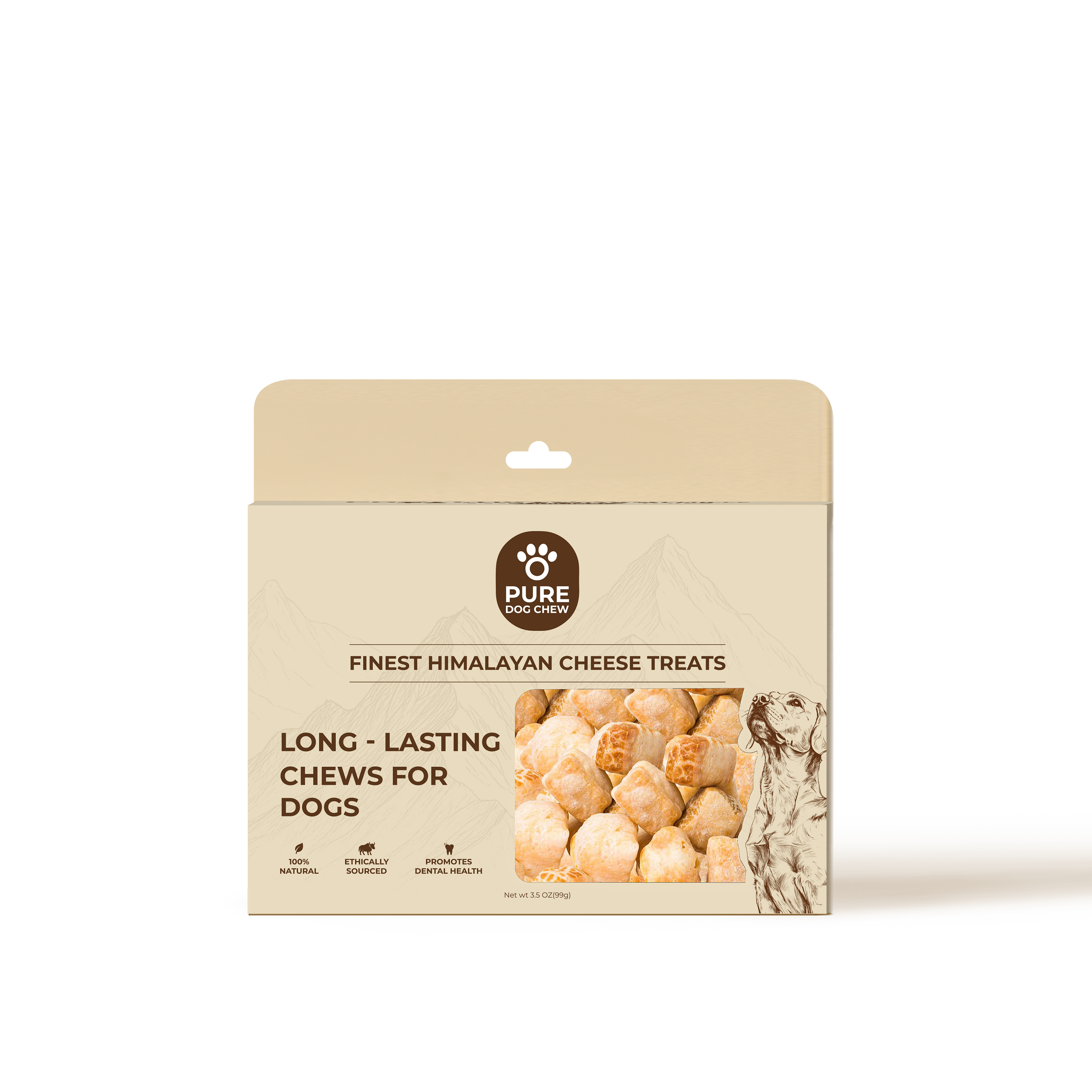 Puffed Yak Cheese Dog Chews - 3.5oz | Light, Crunchy & Gentle on Teeth ...
